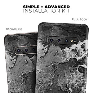 DesignSkinz Liquid Abstract Paint V56 Protective Vinyl Decal Wrap Skin Cover Compatible with The Samsung Galaxy S20 (Screen Trim & Back Glass Skin)