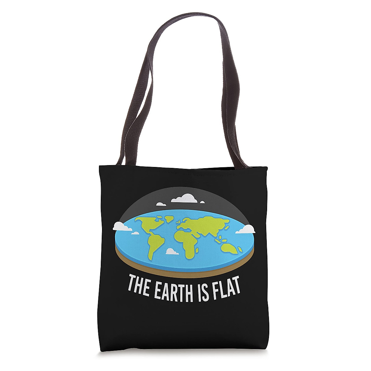 The Earth Is Flat I Flat Earth Planet Astrology Science Tote Bag
