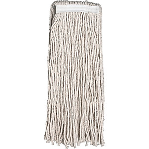 Genuine Joe-GJO54201 Cotton Wet Mop with Handle 60" Width x 0.94" Height; Cotton HeadWood Handle – Lightweight