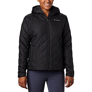 Columbia Women's Copper Crest Hooded Jacket, Black, 3X Plus