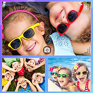 CL FUN Kids' Camera - HD Digital Video Camera for Girls & Boys Age 3-12, Portable Selfie Toy with 32GB Card - Perfect for Christmas & Birthday Gifts (Pink)