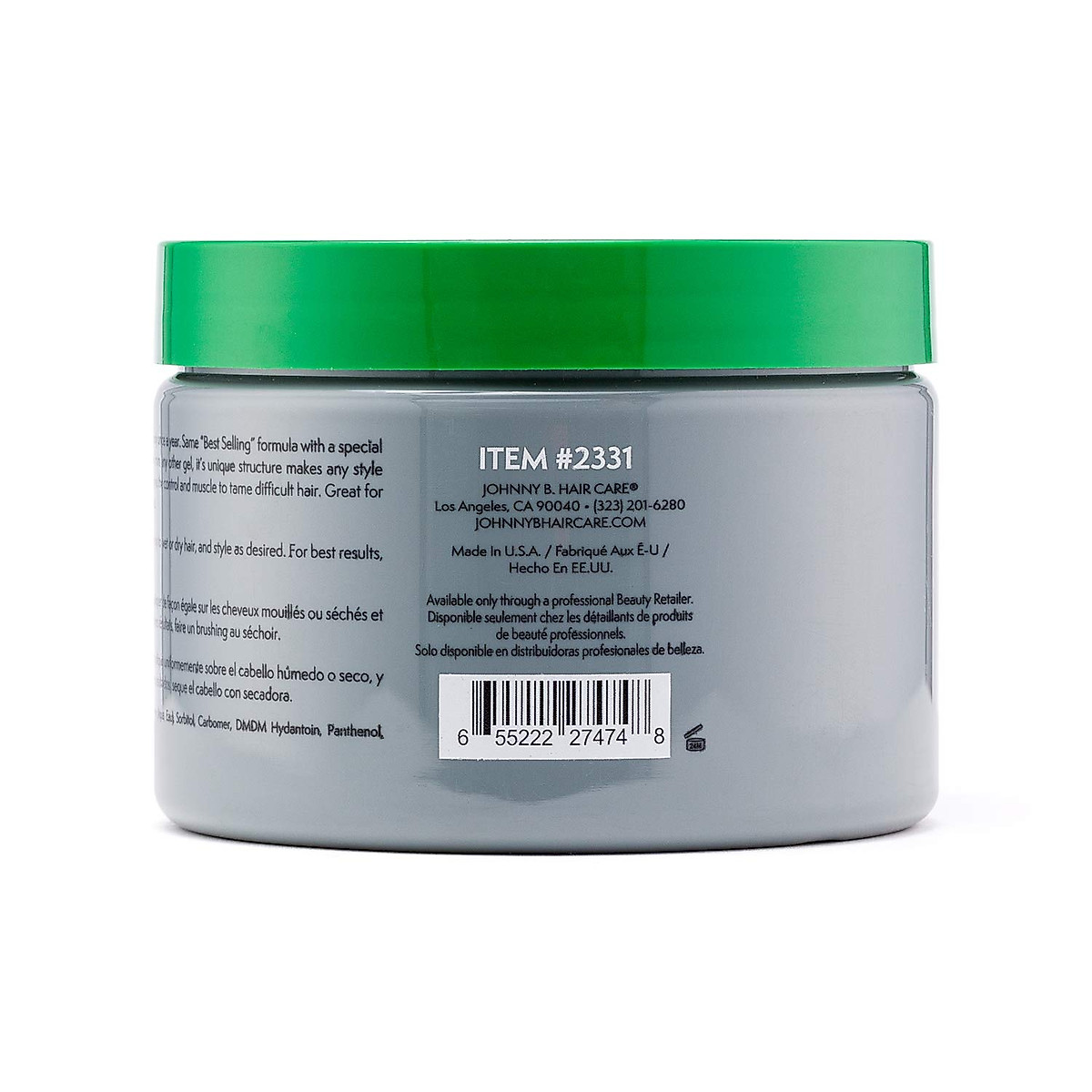 JOHNNY B. Mode Lucky Boy Hair Styling Gel 12 oz.