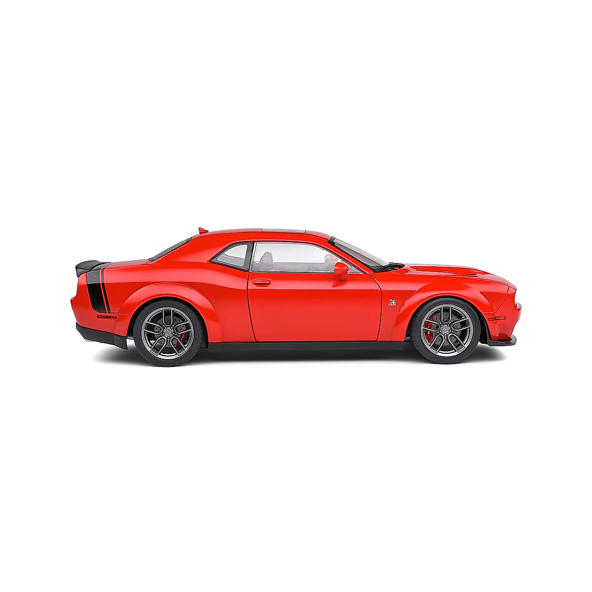 Solido S1805702 1:18 2020 Dodge Challenger R/T Scat Pack Widebody-TorRed Collectible Miniature car, Red,Unisex Adult