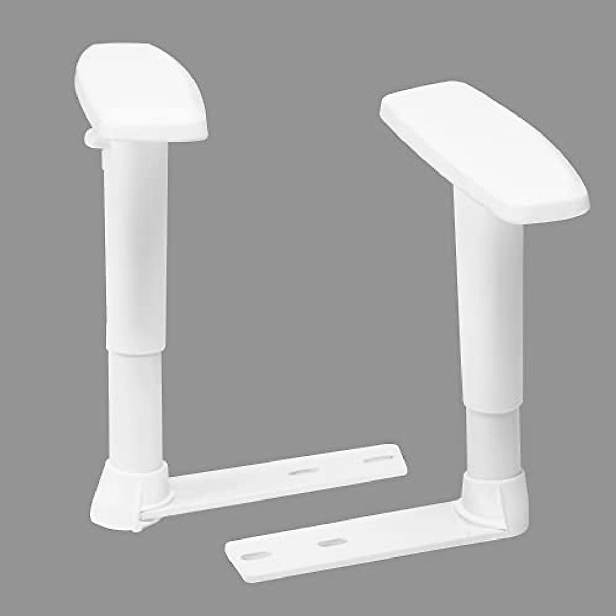 Yoogu Adjustable Arms Armrest Pair Up Right Bracket Replacement with Pads Fits Most Home Office Gaming Chairs (2 Holes)