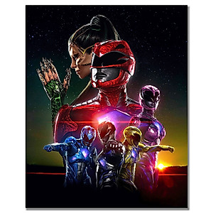 Power Rangers Movie Prints - Set of 4 (8 Inches X 10 Inches) Poster Photos