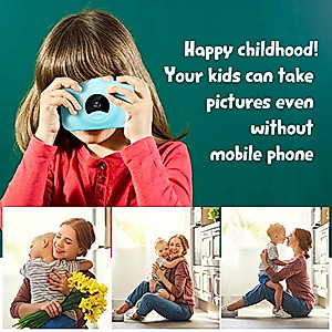 SUZIYO Kids Gifts for Boys Girls, Children Camera 1080P 3.5inch HD Digital Video Camcorder with Mp3 for Birthday Christmas, Best Perschool Toys for Toddlers (with 32G SD Card,Blue)