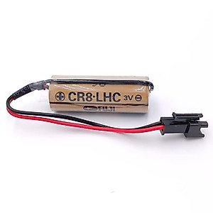 zoyfayl 5 Pcs 2600mAh Lithium Battery Replaces Fuji FDK CR8.LHC 17430, Toto CR8-LHC TH559EDV410R, TOTO THP3053 Back Up Batteries for Eco EFVS, Toto Flush Valves and Faucets