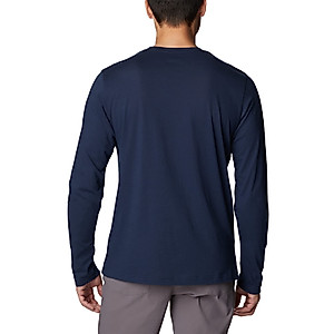 Columbia Men's Thistletown Hills Long Sleeve Crew, Collegiate Navy Heather, XX-Large