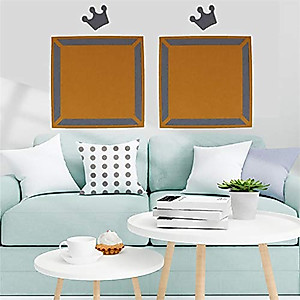 Felt Board Layout Notice Board, Crown Message Board, Green Wall Stickers, Kindergarten Works Display Cork Board