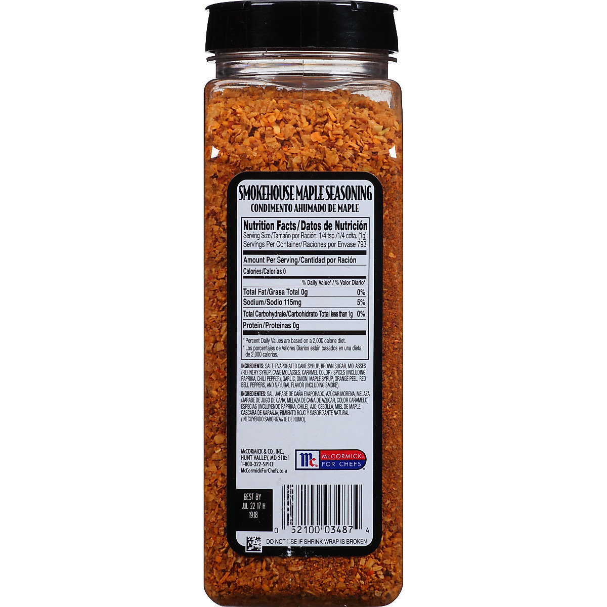 McCormick Grill Mates Smokehouse Maple Seasoning, 28 oz & Brown Sugar Bourbon Seasoning, 9.75 oz