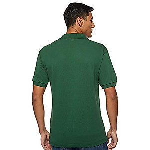 Lacoste Mens Short Sleeve L.12.12 Pique Polo Shirt, Green, XL