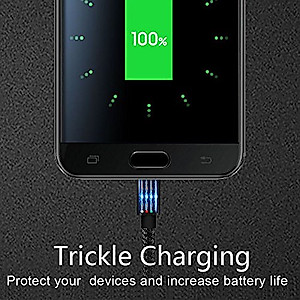 COSOOS 4 Short USB Type C Cables (9in/23cm) Nylon Braided Fast Charge & Sync USB C to USB 3.0 Cables for Samsung Galaxy S21 20 S10 S9 S8 Note 10,9,8, Google Pixel,LG V20 G5 G6, Charging Station,