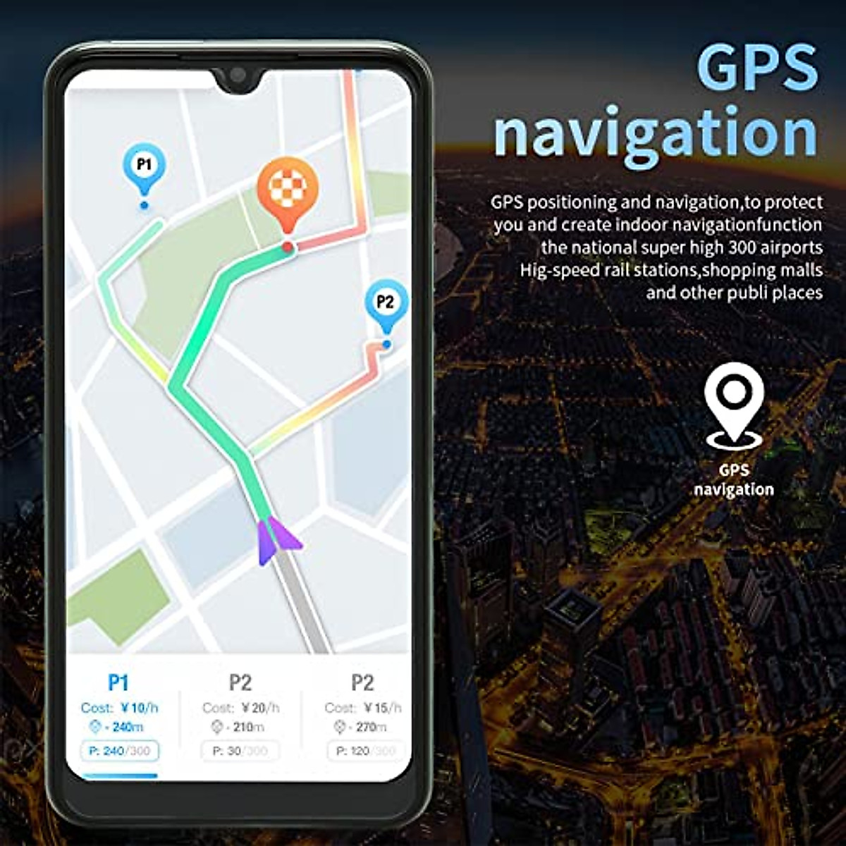 Tangxi 6.0in Unlocked Cellphone,Android 12.0,4GB RAM 64GB ROM,MT6889 Octa Core,7000mAh Battery,8MP Front 16MP Rear Camera,Face Recognition, WiFi,BT,FM,GPS(Green)