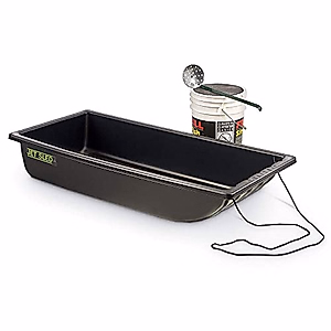 Shappell Jet Ice Fishing Sled, Large Heavy-Duty Multi-Purpose Utility Sleds for Hauling Fire Wood, Deer, Duck Hunting, Fishing Gear, Supplies, and Accessories