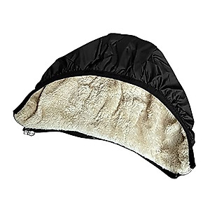 Baby Girls Boys' Winter Fleece Jackets with Hooded Toddler Cotton Dress Warm Lined Coat Outer Clothing (Black, 2-3T)