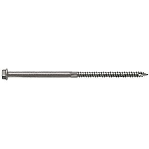 Simpson Structural Screws SDS25600-R10 Threaded Structural Wood Screw, 1/4-Inch by 6-Inch with 3-1/4-Inch