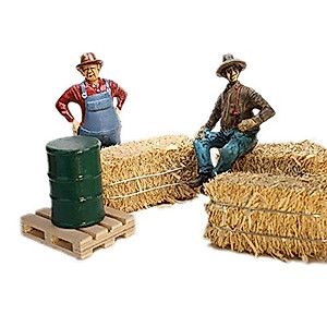 Meyer Imports Mini Hay Bales - Small - (Pack of 3) Small Decorative Hay – for Craft/Dollhouse/Farm/Halloween/Table Decoration - 2.5 x 1 Inches Each