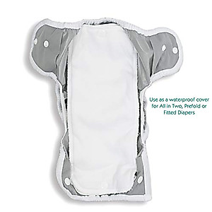 Thirsties Duo Wrap Reusable Cloth Diaper Cover, Snap Closure, Nightlife Size One (6-18 lbs)