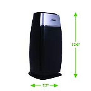 Hunter Fan Company HP100BLS Air Purifier, Black & Silver
