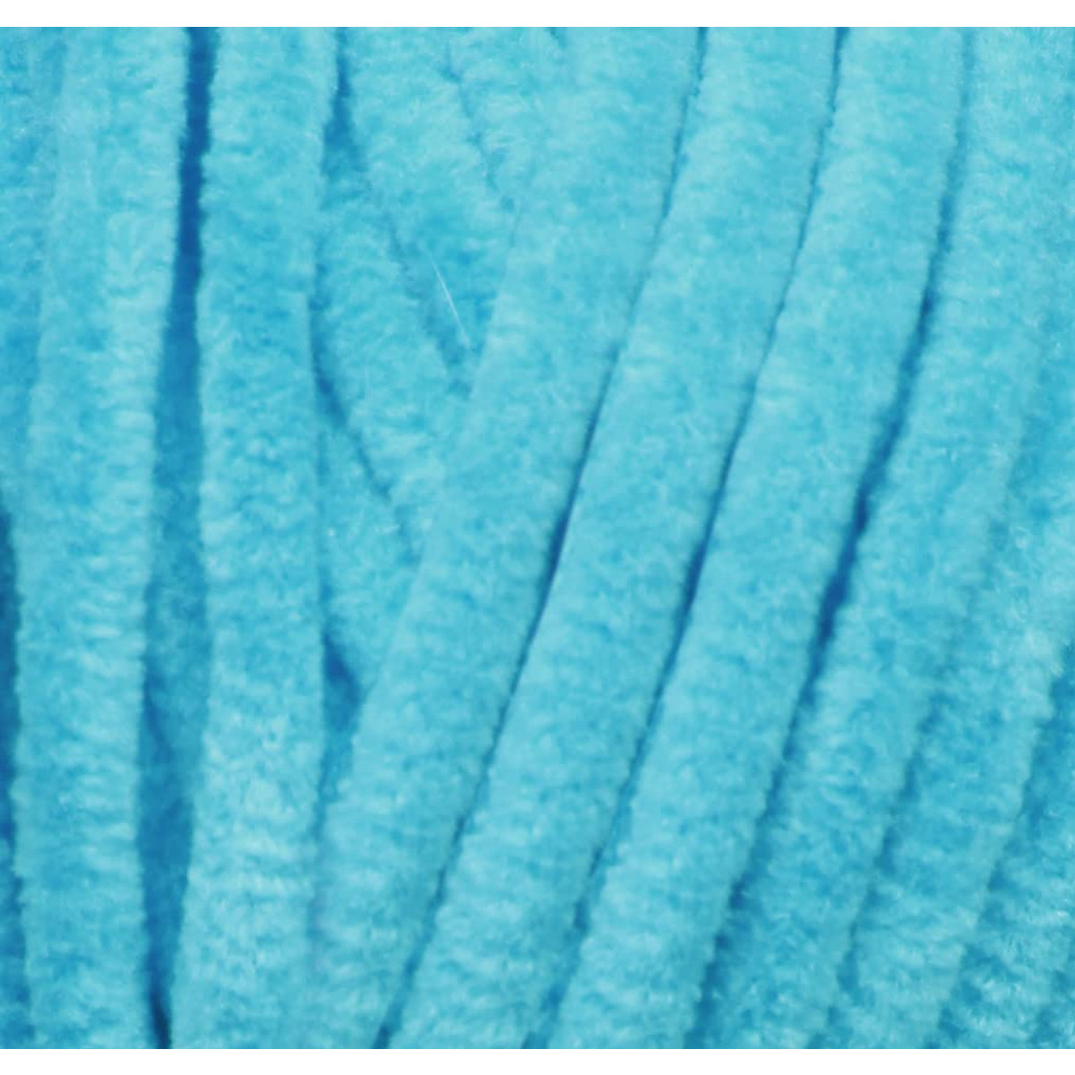 Estako Velvet Chenille Blanket amigurumi Yarn for Crocheting and Knitting Super Bulky 100 gr (132 yds) (1230 - Turquoise)