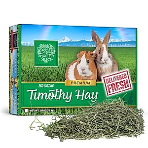 Small Pet Select 2nd Cutting Perfect Blend Timothy Hay Pet Food for Rabbits, Guinea Pigs, Chinchillas and Other Small Animals, Premium Natural Hay Grown in The US, 5 LB