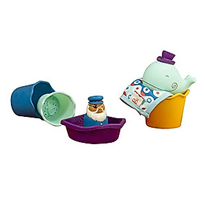 B. toys- B. baby– Baby Bath Toys –Baby Toddler Bath Tub Starter Kit (11-Pcs) For Kids- Wee B. Splashy- 0 months +