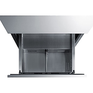 Summit ADRD24 24" Stainless Steel ADA Compliant Drawer Refrigerator in Stainless Steel