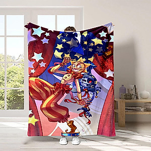 Kids Sundrop and Moondrop Blankets Boys Sundrop Throws Blanket - Soft Lightweight Plush Cozy (16,32in x 47in(80x120cm))