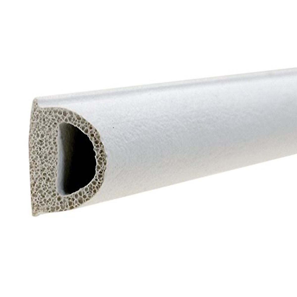 Duck Brand Heavy-Duty Self Adhesive Weatherstrip Seal for Large Gap, White, 3/8-Inch x 1/4-Inch x 17-Feet, 2 Seals, 282434