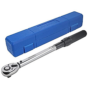 UYECOVE 1/2-Inch Drive Click Torque Wrench, Dual-Direction Click Professional, 10-160FT-LB/13.6-217Nm, Dual Range Scales Graduated in FT.LB and N.M