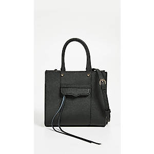 Rebecca Minkoff MAB Tote Mini Cross Body Bag,Black,One Size