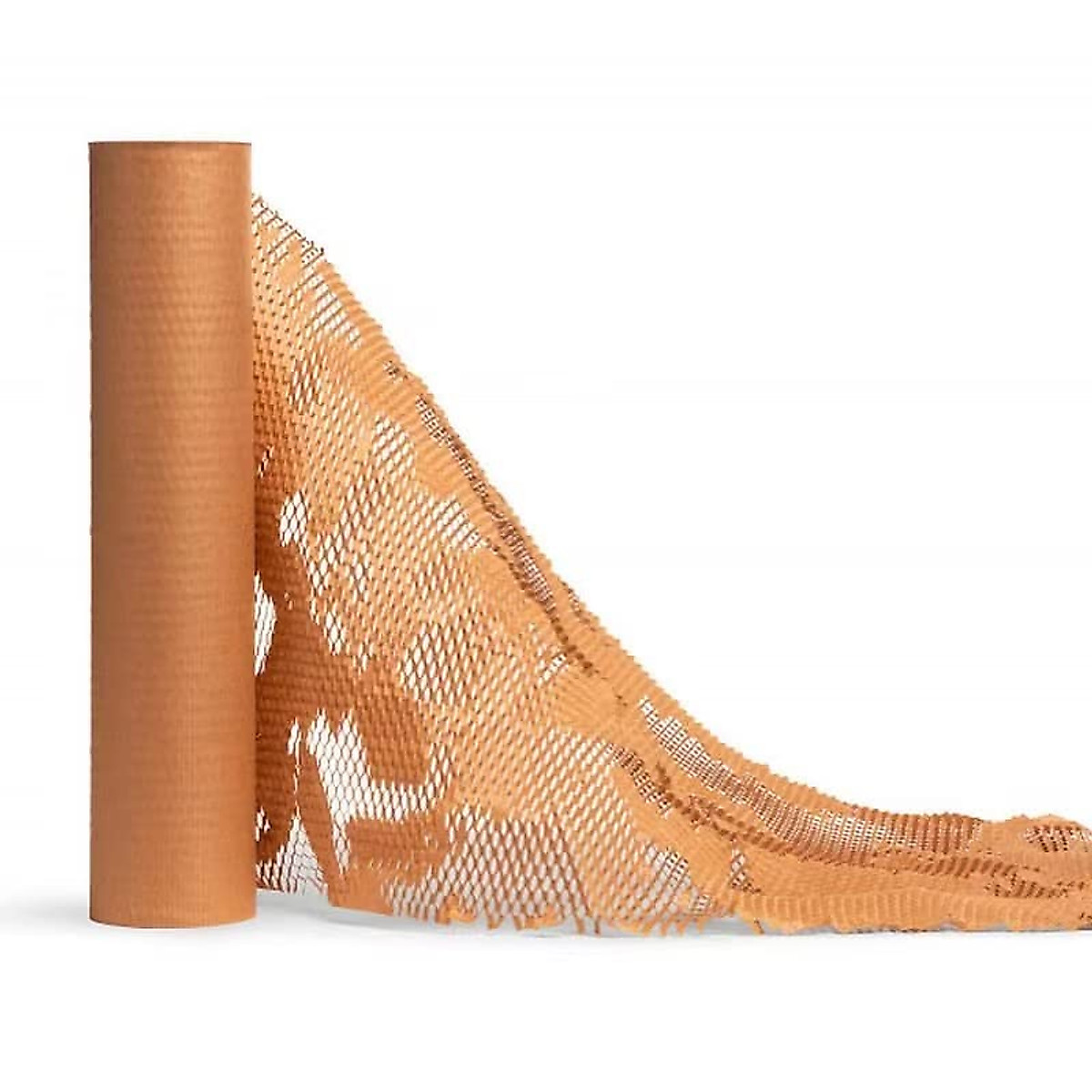 Honeycomb Kraft Packing Paper 11.8" W x 32.8' L,Eco Friendly Recycled Cushioning Wrapping Roll Alternative to Bubble Cushioning Wrap or Packing Peanuts (12 Inch x 32.8 Feet)