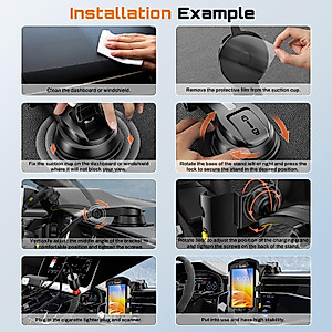 Car Charger for Zebra Symbol TC70 TC72 TC75 TC77 TC70X TC75X TC77HL TC700H TC700K TC720L Barcode Scanner Handheld PDA, Vehicle Holder Mount Scanner Stand Bracket with Cigarette Lighter Charging Cable