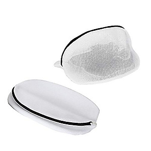 Vivifying Shoe Washing Bag, Set of 3 Mesh Shoe Laundry Bags with Zip Closure for Sneakers, Running Shoes, Socks, Bras