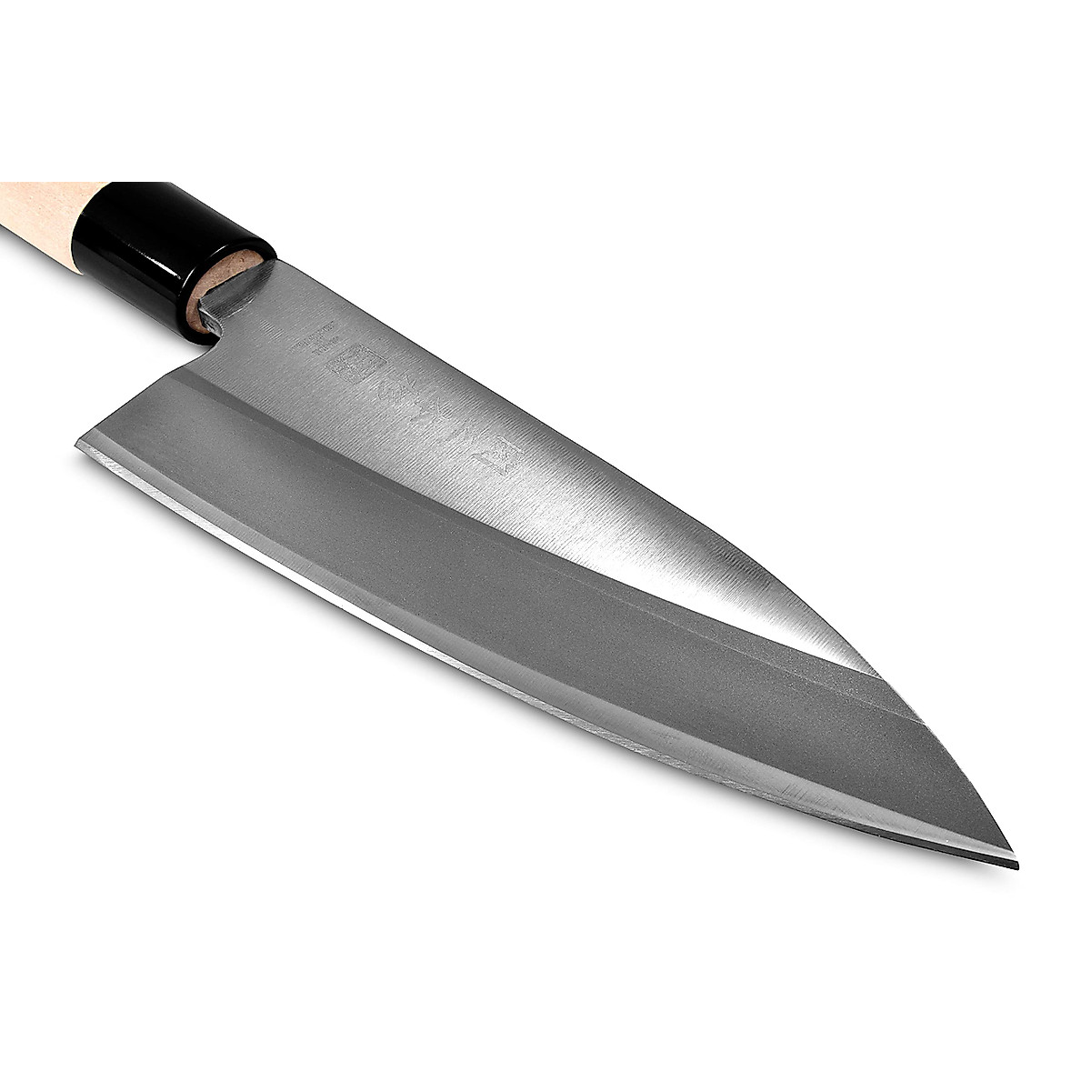 Seki Japan Japanese Seki SANBONSUGI Sushi Chef Knife, 420J2 Stainless Steel Sashimi Deba Knife, Wood Handle, 150 mm (5.9 in)