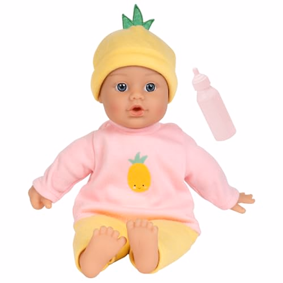 Adora Sweet Baby - 11” Soft & Cuddly Baby Doll, Realistic Features, Gentle Scent, Machine Washable, Lightweight & Easy to Hold | Adorable Playmate (Pineapple)