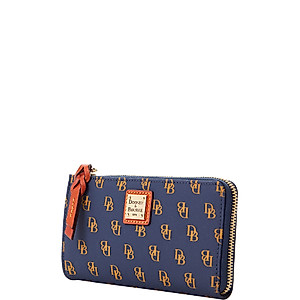 Dooney & Bourke Handbag, Gretta Folded Zip Wristlet - Blue