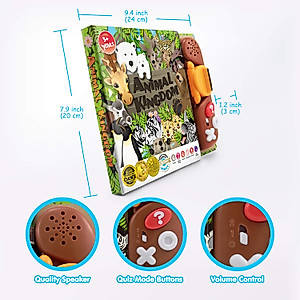 BEST LEARNING Book Reader Animal Kingdom - Educational Talking Sound Toy to Learn Animals with Quiz Games for Kids Ages 3 to 8 Years Old | Ideal 3-5 Boy or Girl Christmas and Birthday Gift