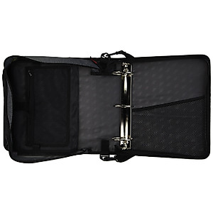 The Mighty Zip Tab 3-Ring Zipper Binder | Black (D-145)