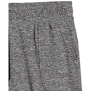 Amazon Essentials Women's Brushed Tech Stretch Short (Available in Plus Size), Dark Grey Space Dye, Medium