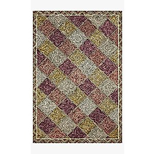Loloi II Spectrum Collection SPE-03 Charcoal / Multi, Contemporary 2'-0" x 5'-0" Accent Rug