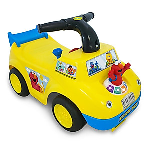 Sesame Street Elmo School Bus Ride-On, 12 months to 36 months