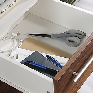 Sauder Vista Key 19"D Vertical 2-Drawer File Cabinet, Pearl Oak/Blaze Acacia