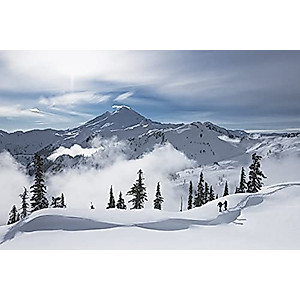 Crescent Moon Men's Backcountry Snowshoes - Gold 10 (Lollipop Blue)