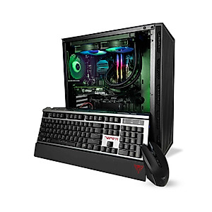 NSX GAMING Desktop Pc AMD Ryzen 7 5700X, RTX 3060 Ventus 2X, 1TB NVME SSD, 16GB DDR4 RAM 3600 RGB, 650W Bronze PSU, 240mm Watercooling, Wi-Fi, Windows 11 Home 64, Keyboard and Mouse Gamer