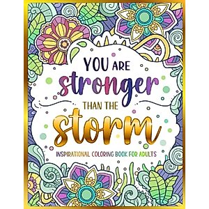 Inspirational Coloring Book for Adults: 50 Motivational Quotes & Patterns to Color - A Variety of Relaxing Positive Affirmations for Adults & Teens
