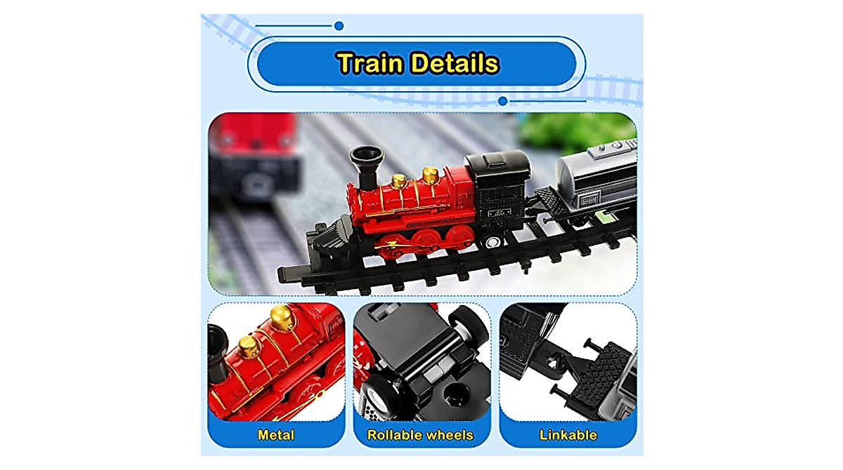 Train Cake Topper Set - 13 Fun Pieces for Birthdays