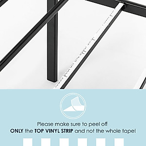 Mellow MYLA 14 Inch Metal Platform Bed Frame with Steel Slats, Full