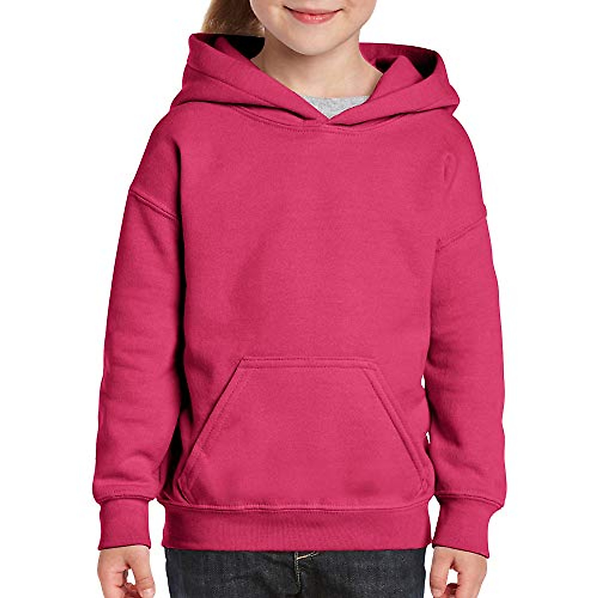 Gildan Heavy Blend Childrens Unisex Hooded Sweatshirt Top/Hoodie (S) (Sport Grey)