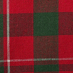 DII Holiday Dining Table Linen Collection Tartan Holly Plaid, Christmas Table Runner, 14x72, Red & Green
